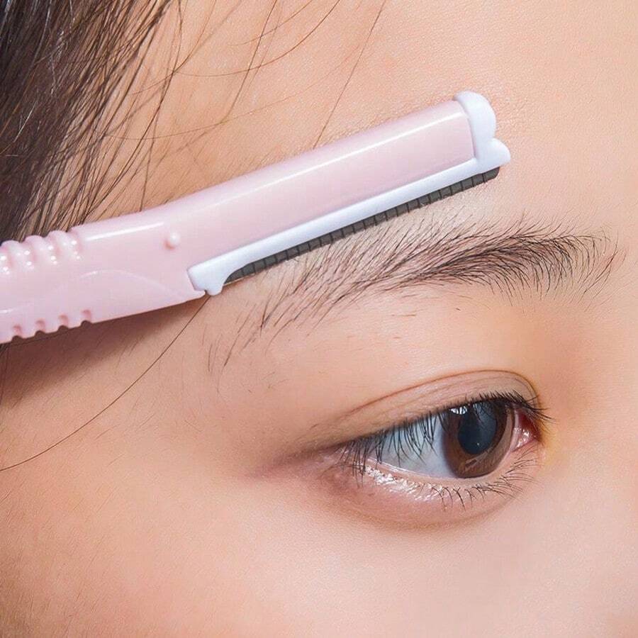 2-In-1 Eyelash Curler & Eyebrow Trimmer Set, Professional Eyebrow ...