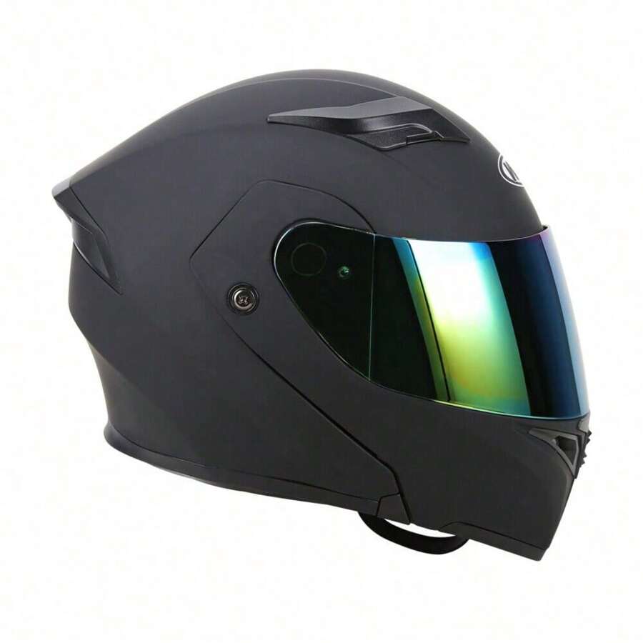 Modular Motorcycle Helmet Full Face Dual Visor Flip-Up Motor Helmet ...