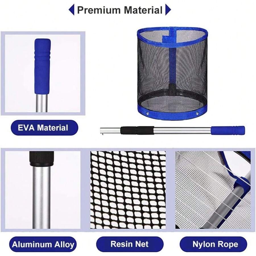 TNZMART Adjustable Ping Pong Ball Picker Portable Table Tennis ...