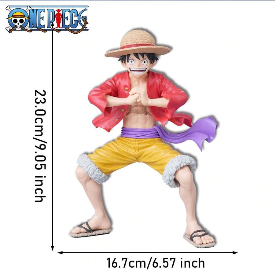 TOEI ANIMATION One Piece Officially Licensed MD. Luffy Anime Figure ...