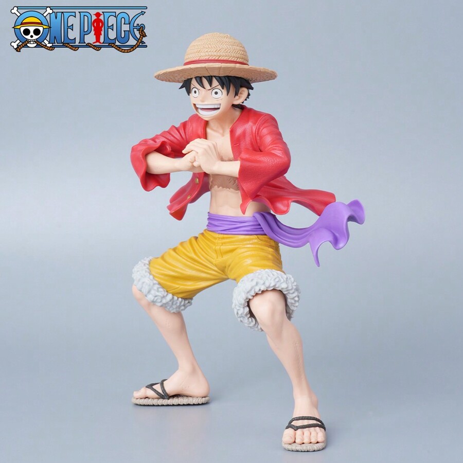 TOEI ANIMATION One Piece Officially Licensed MD. Luffy Anime Figure ...