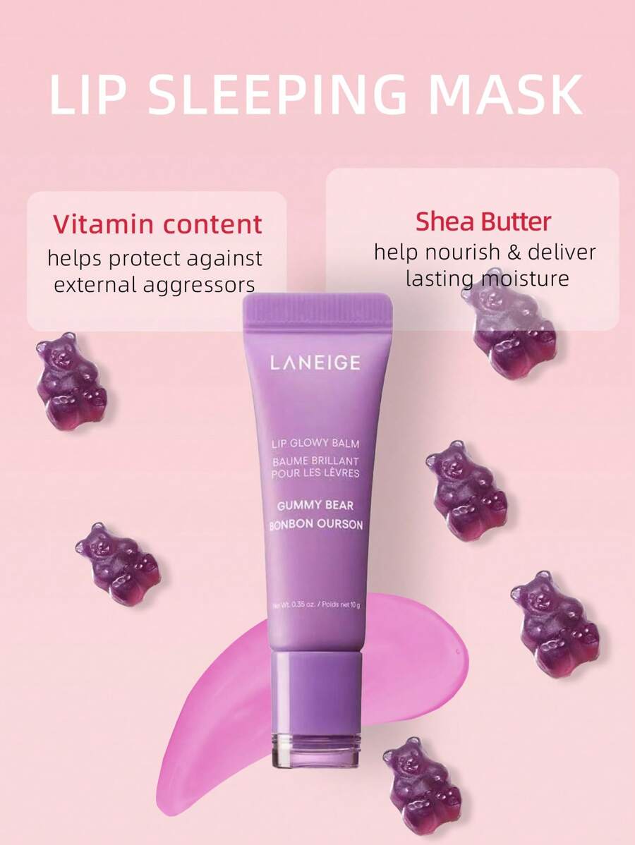 Laneige K-Beauty 10g Lip Glowy Balm Lip Serum, Hydrate, Glossy, Lightweight, Moisturize & Tint ...