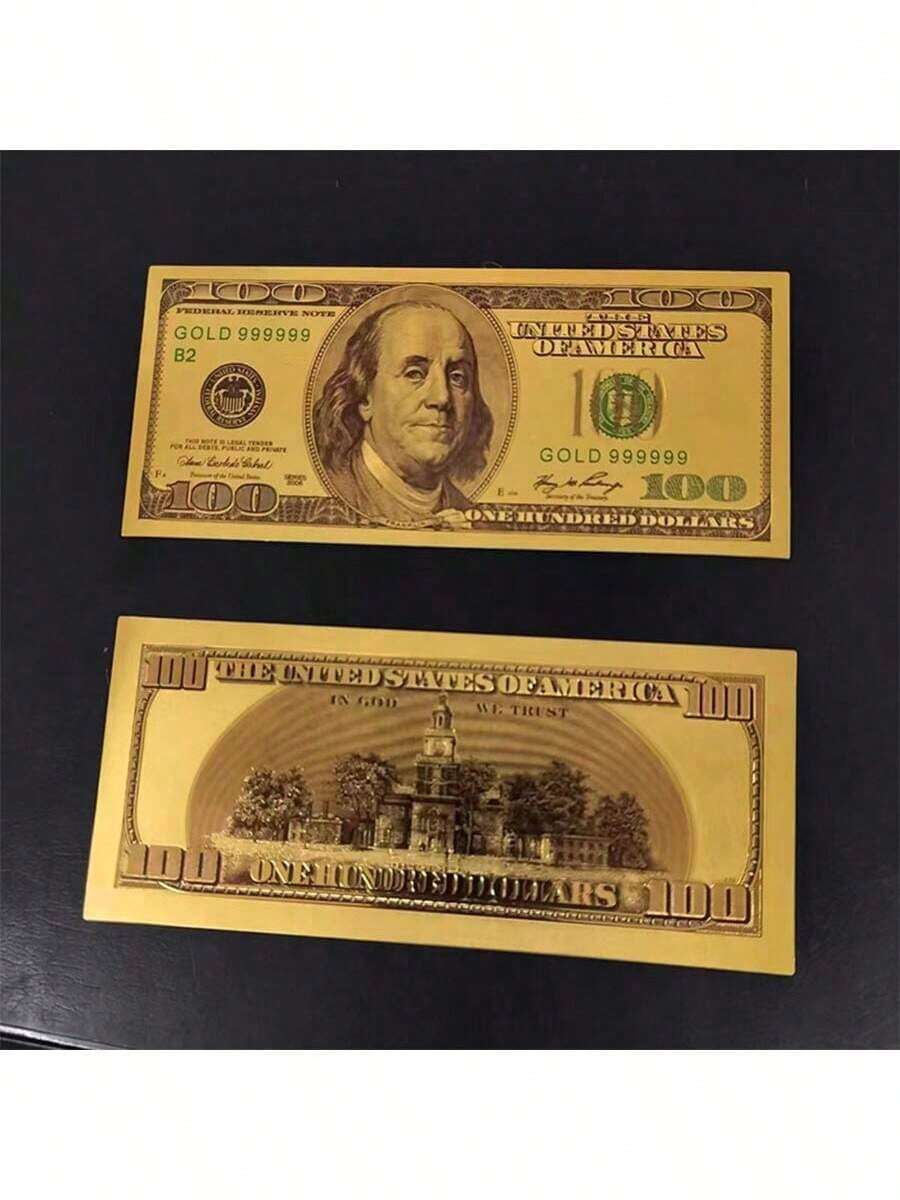 2025 New Style - Gold-Plated Commemorative Banknote - Old Version US ...