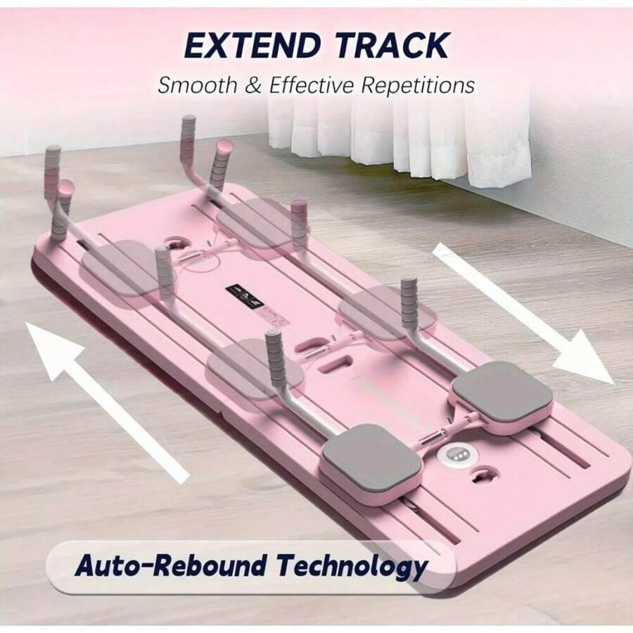 6-In-1 Multi-Purpose Foldable Pilates Reformer Board - Compact Home ...