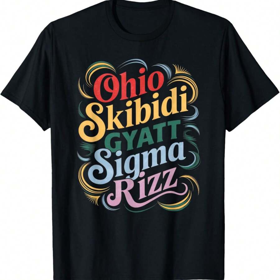 Skibidi Rizz Gyatt Ohio Sigma Funny Rizzler Toilet Meme T-Shirt | SHEIN USA