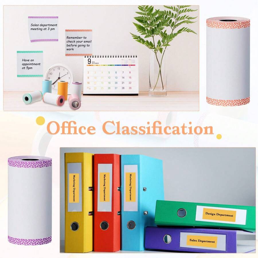 Color Edge Thermal Instant Camera Refill Print Paper Non-Adhesive ...