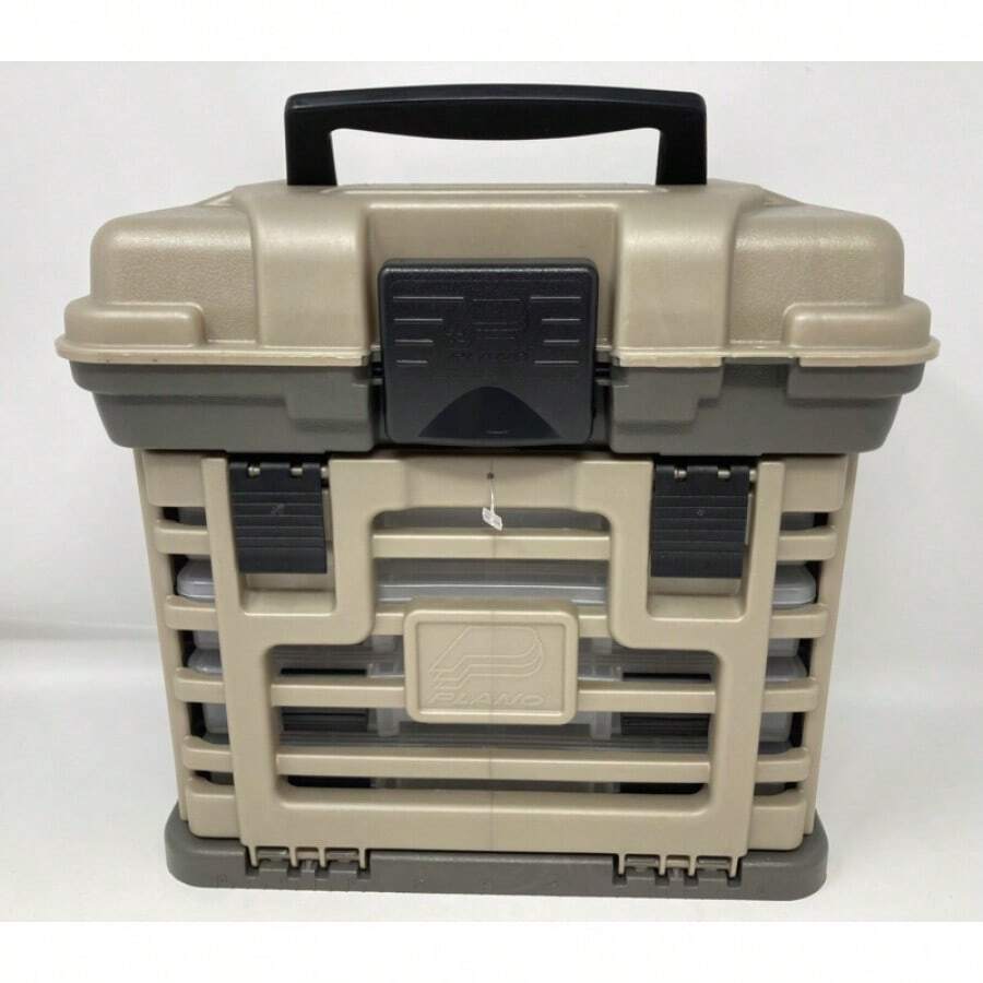 NEW Plano Molding Tackle Box 4 Tray Fishing Tool Storage Organizer ...