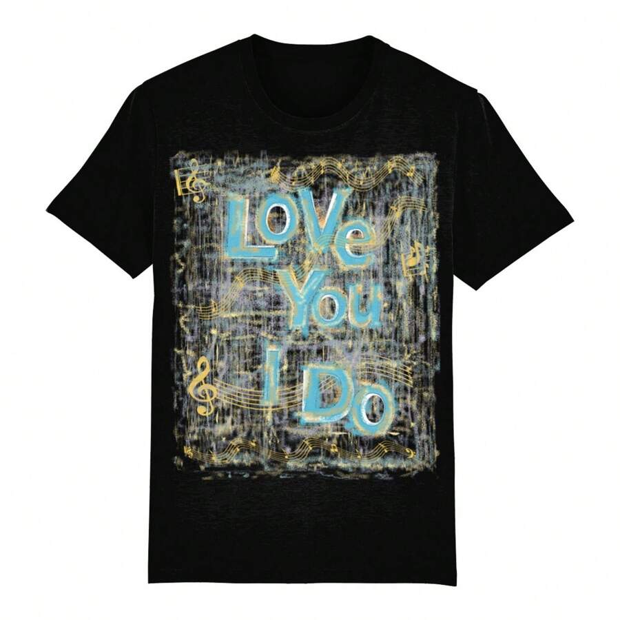 Love You I Do Jennifer Hudson T Shirt Wording Obscured In Graffiti ...