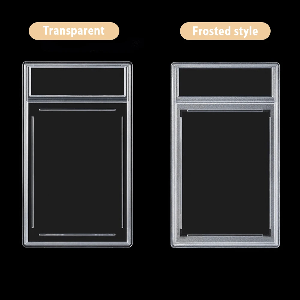 5PCS PSA Frosted Frame And Transparent Type Storage Anti-UV Card Brick ...
