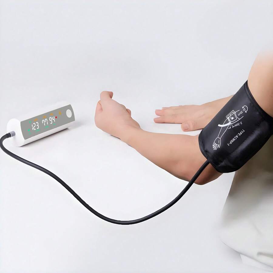 Monitor portatile per la pressione sanguigna con sensore bracciale ...