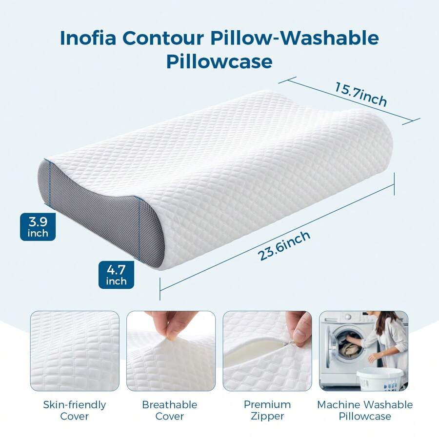 Inofia Inofia 12 Inch Hybrid Mattress With Free Memory Foam Cervical ...