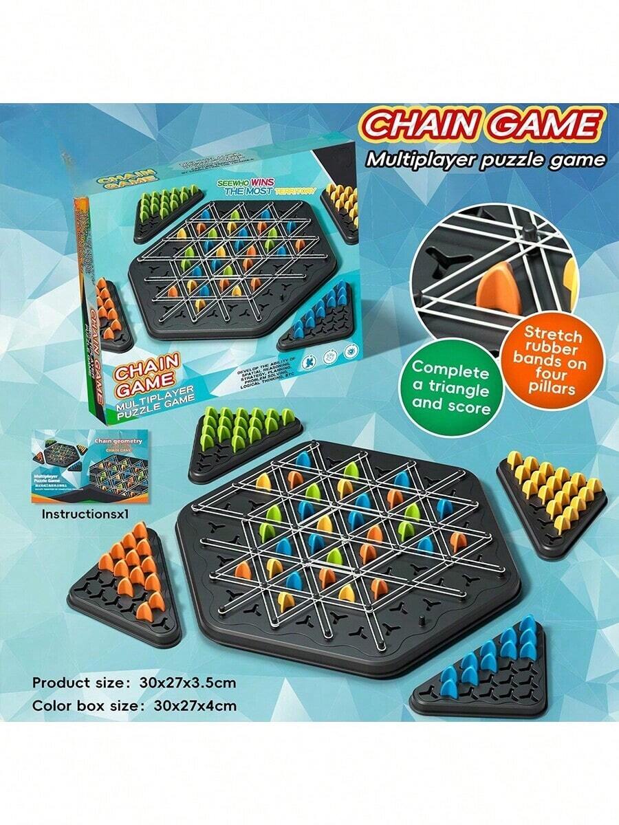 New 2025 Product - 1 Set Chain Chess - Multi-Player Competitive Battle ...