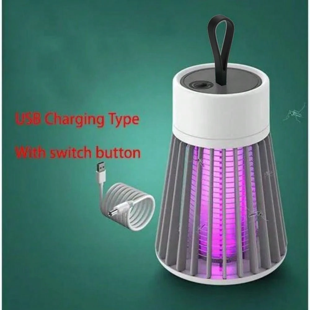 Portable Electric Mosquito Zapper With Purple Night Light, Mosquito And ...