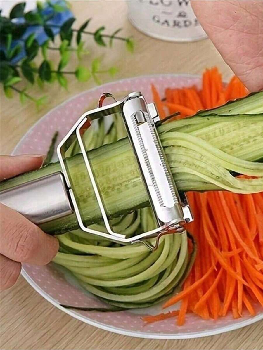 Stainless Steel Vegetable Peeler - Multipurpose Fruit & Potato Slicer ...