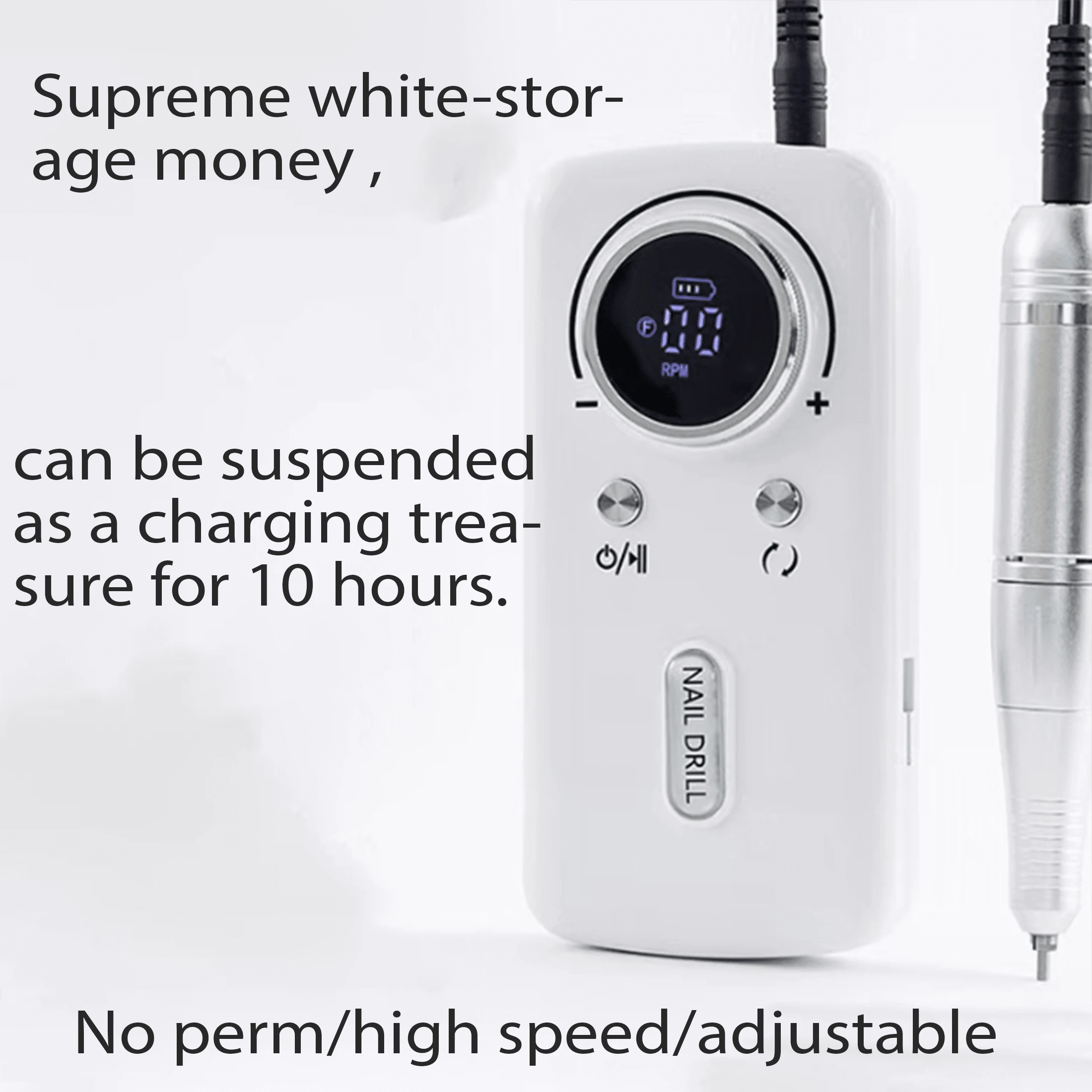 New Nail Polisher 45000 Rpm Rechargeable Portable Nail Polisher ...