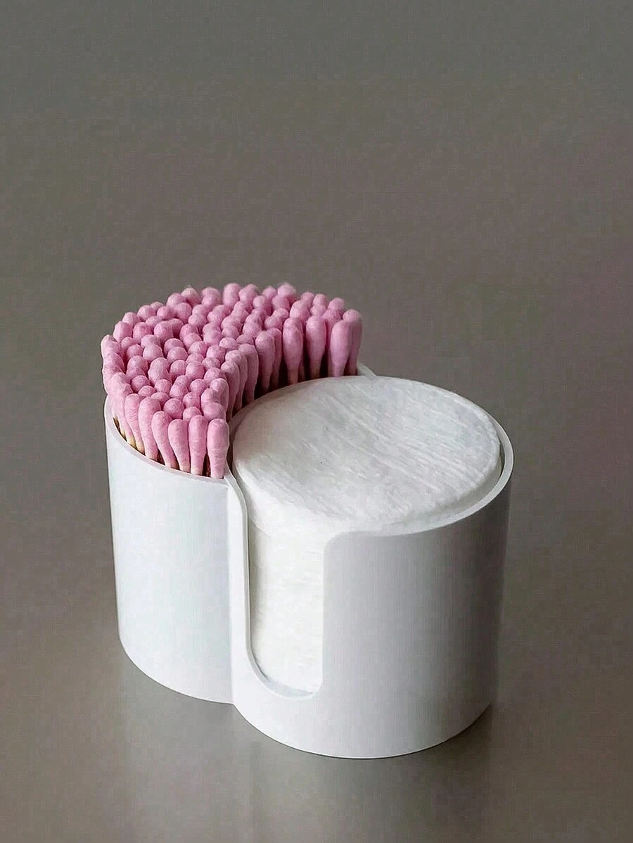 1/3PCS Q-Tips Holder, Bathroom Cup Toothpick Dispenser, Q-Tips Round ...