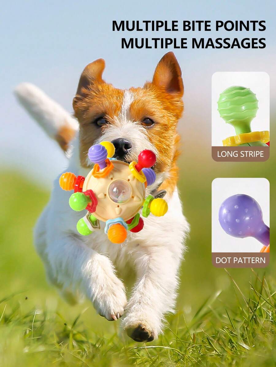 Interactive Bell Ball For Dogs And Cats, Made Of Silicone With High ...