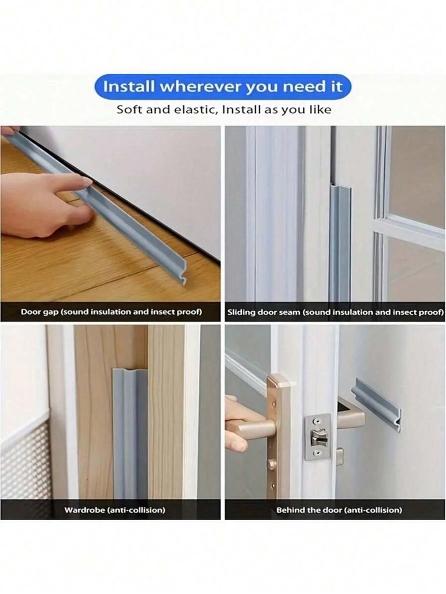 Windproof Soundproof 1pc Self-Adhesive Acoustic Foam Seal Strip - Gap ...