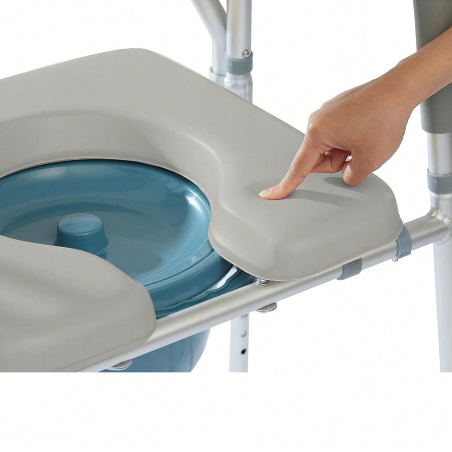 Raised Toilet Seat With Handles, Disabled Toilet Seat With Frame ...
