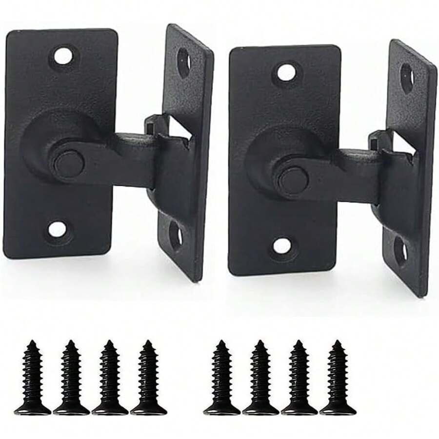 90 Degree Door Latch Sliding Screen Door Latch Barn Door Lock Hasp ...