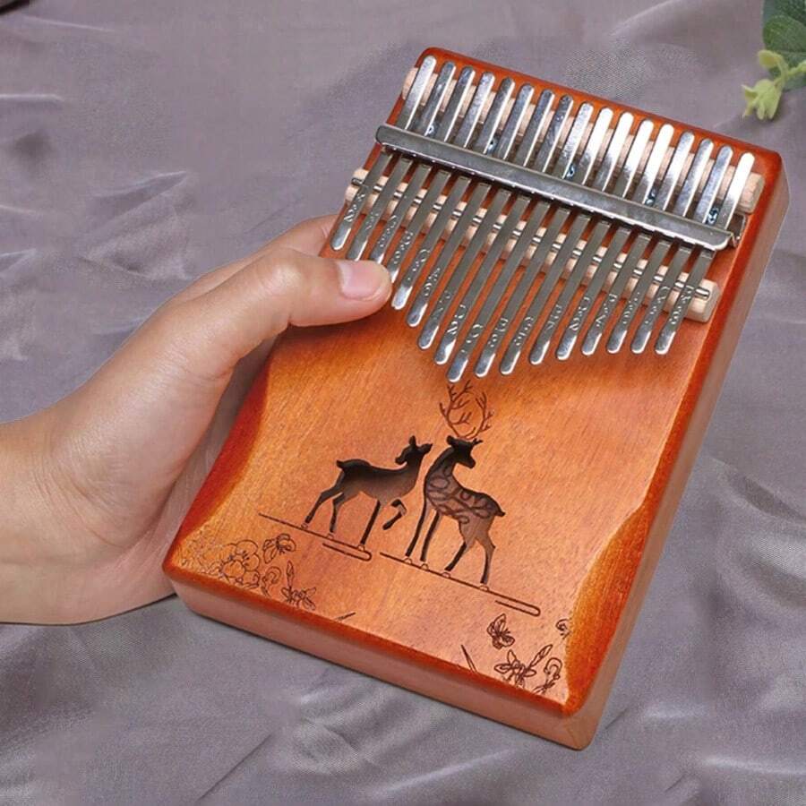 21 Keys Professional Thumb Piano Tuned Calimba Portable Kalimba ...