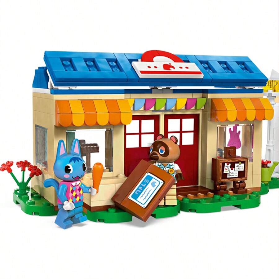 LEGO Lego 77050 Animal Crossing Shop And Peng Hua's Home Put Together Building Block Toys for ...