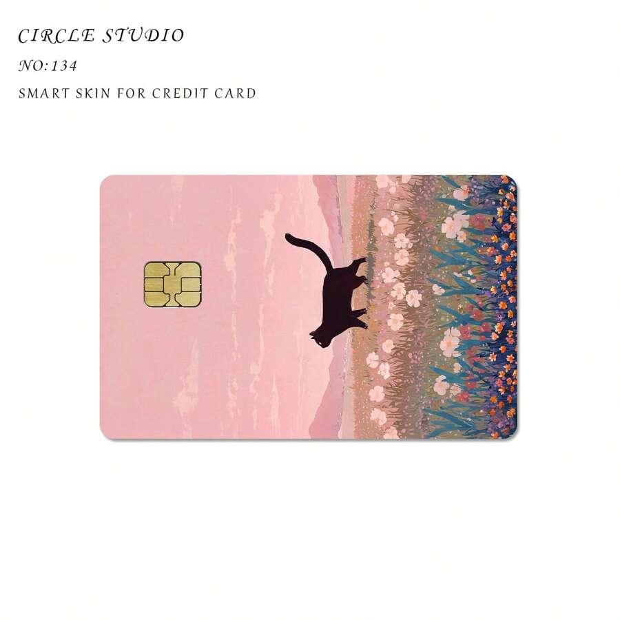 Cute Credit Card Skin Sticker Waterproof Scratch Proof INS Beautiful ...