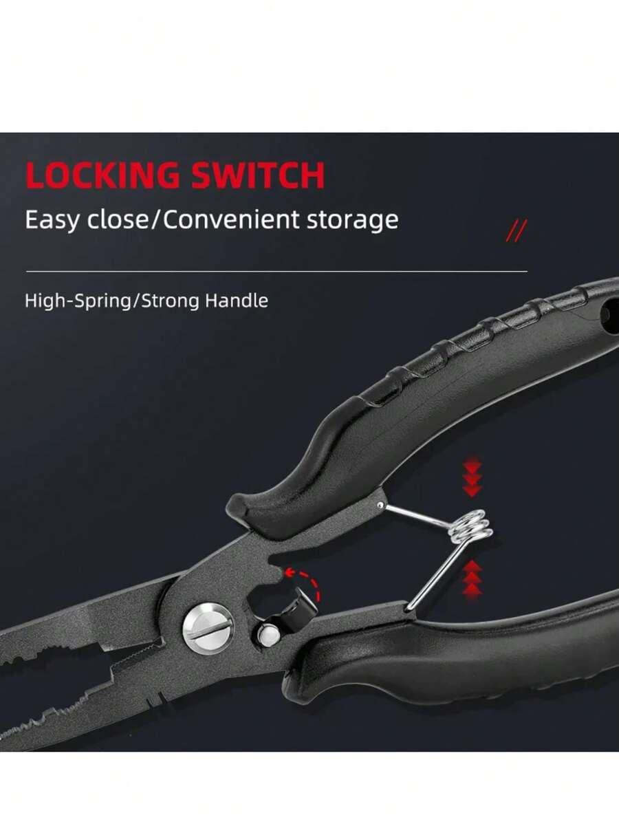 Multi-Functional Anti-Salt Water Fishing Gear Needle Tip Fish Clamp ...