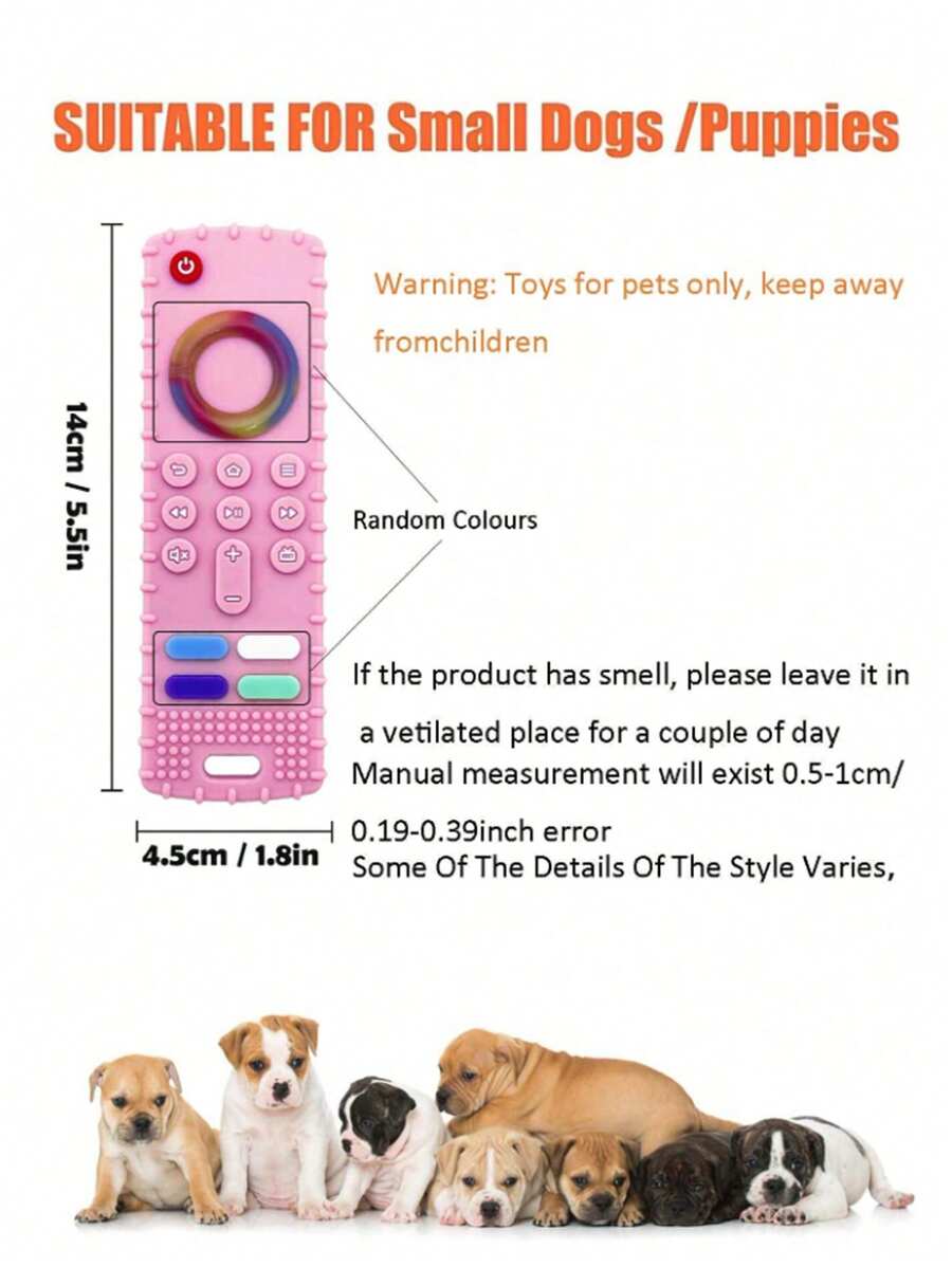 Remote Control Dog Chew Toy For Teething And Training, Realistic Remote ...