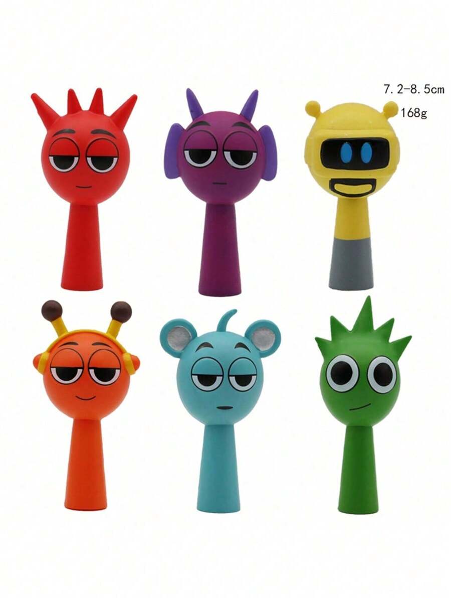 Random 1 Or 4 Mystery Pieces, Sprunki Rhythm Boxes, Game Dolls, Perfect ...