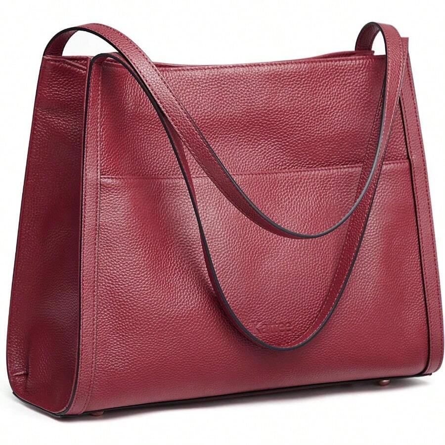 Kattee Leather Tote Bags For Women, Soft Leather Shoulder Purses And ...