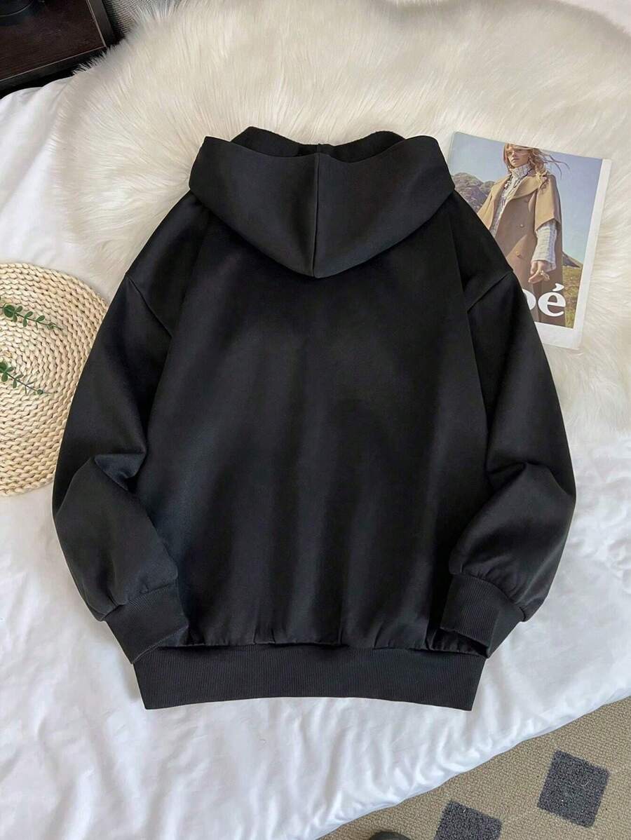 Pre-Rich Big Size Women Hoodie For Gen Z Gen Alpha Funny Cameraman Sayings (Gyatt Ladies Hoodies ...