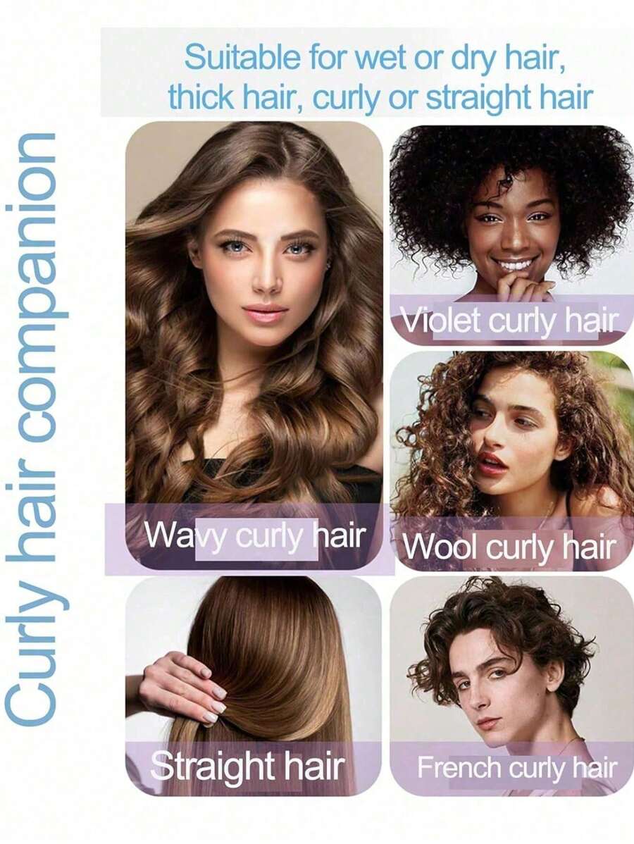 Cepillo definidor de rulos, cepillo para cabello rizado, que da forma y ...