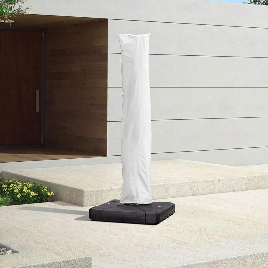 Patio Umbrella White Cover UV Resistant Cantilever Outdoor Offset ...