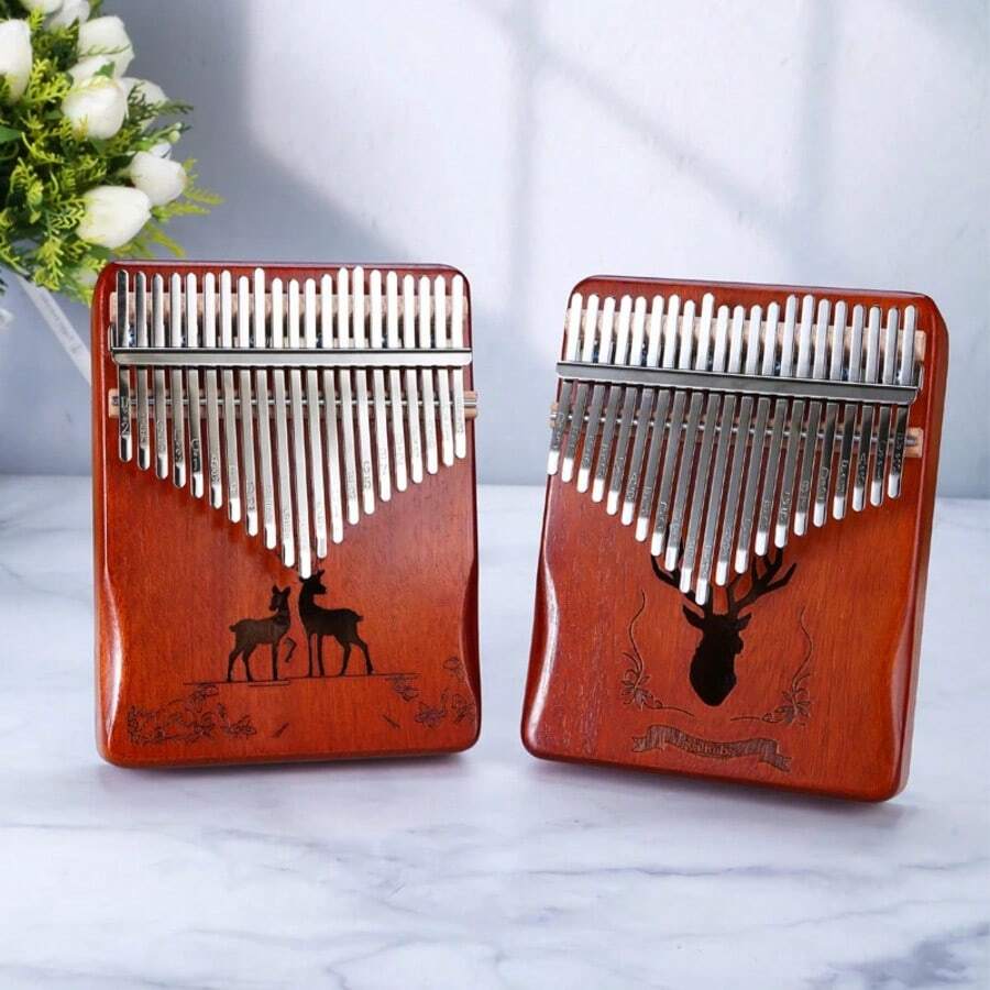 21 Keys Professional Thumb Piano Tuned Calimba Portable Kalimba ...