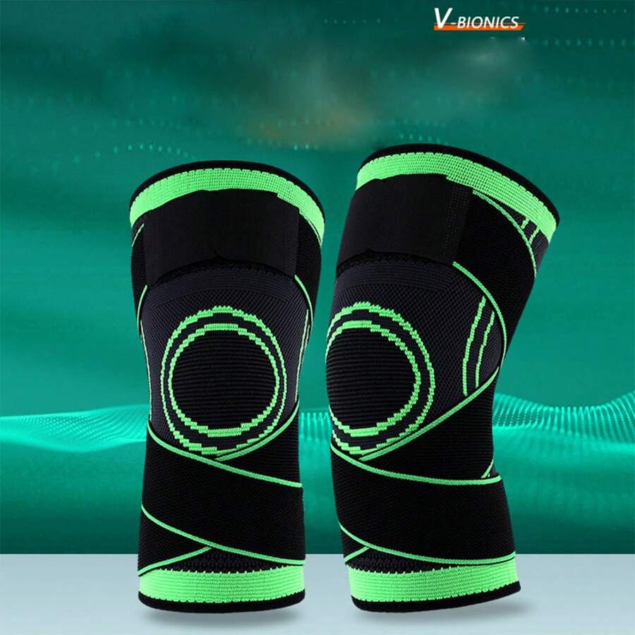 1/2pcs Sports Knee Pad With Straps, Outdoor Cycling Knee Support ...