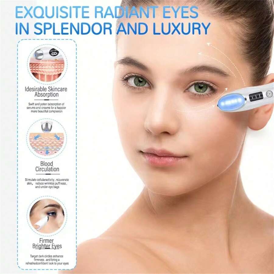 Easy Use Microcurrent Facial Device Eye Massager Electric Face Lifting ...
