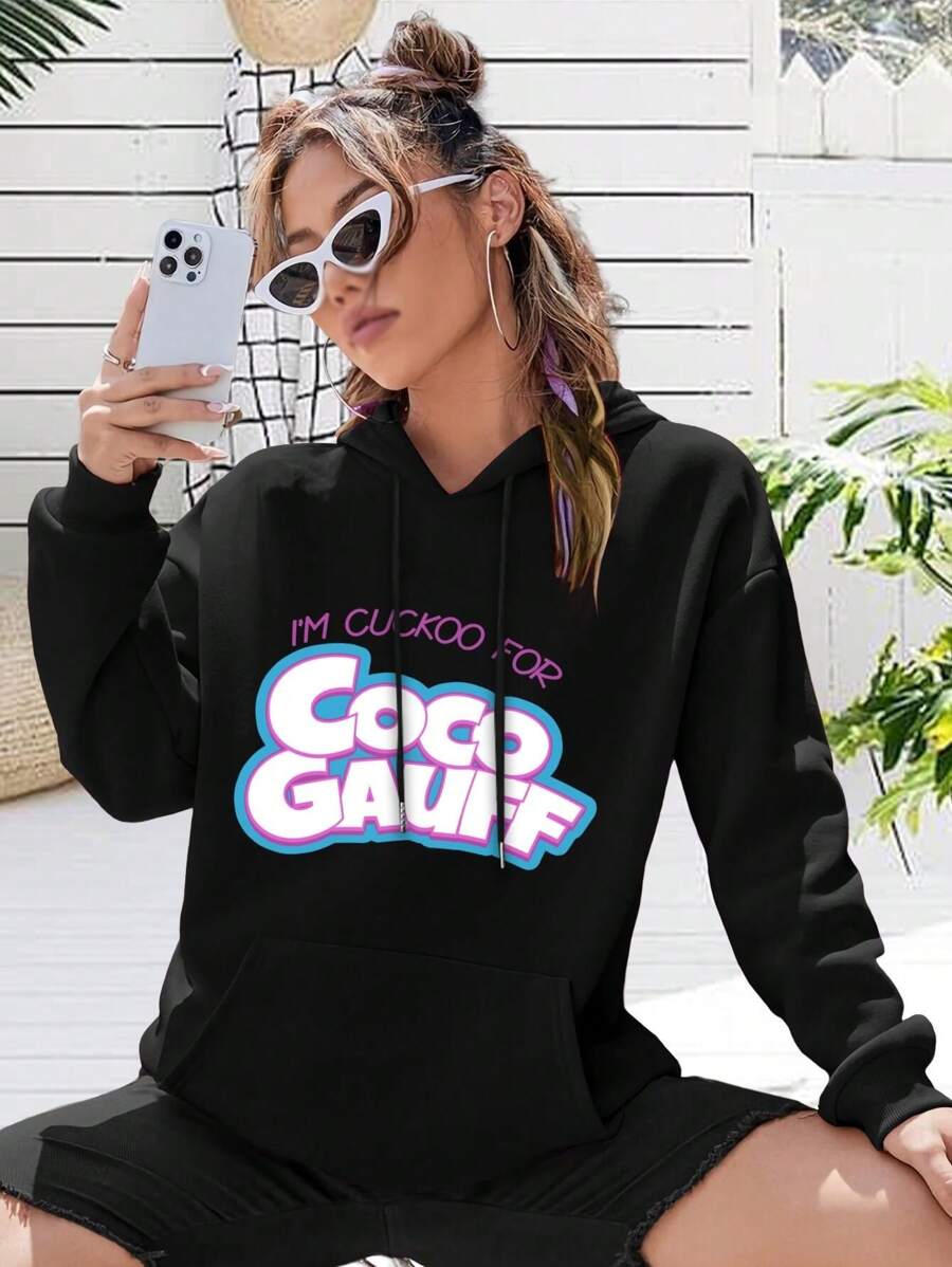 I'm Cuckoo For Coco Gauff Tennis Fan Big Size Women Hoodie Jacket (Coco ...