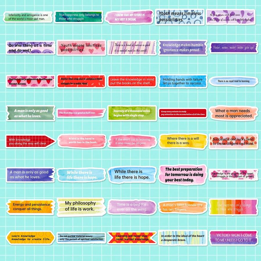 150Pcs Motivational Stickers, Positive Affirmation Stickers For ...