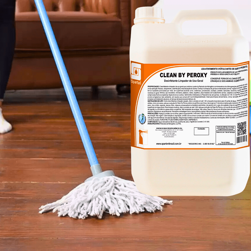 Clean By Peroxy Desinfetante Uso Geral Limpa e Desinfeta Pisos Azulejos ...