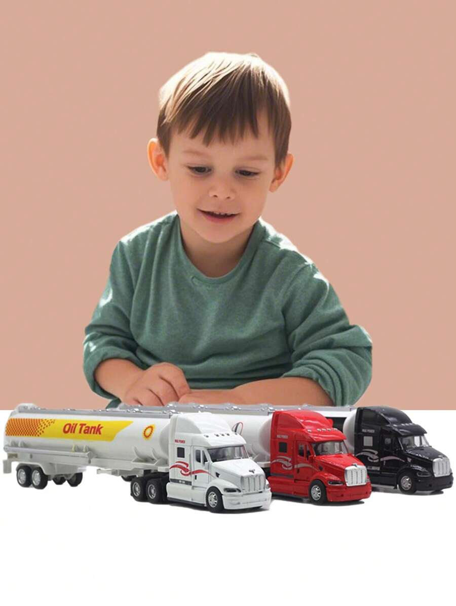 Kids Metal Tractor Head Container Heavy Duty Truck Model, Boys ...