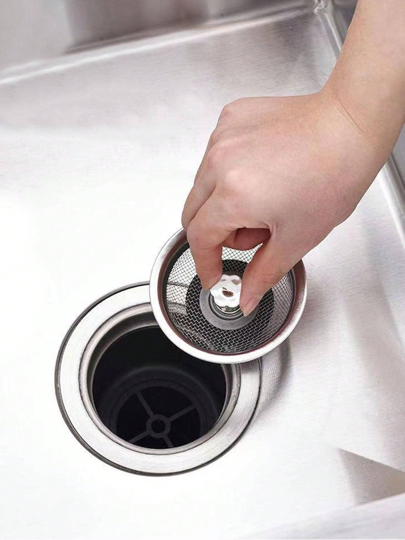 2pcs, Kitchen Sink Strainer, Stainless Steel Sink Anti-Clogged Drain ...