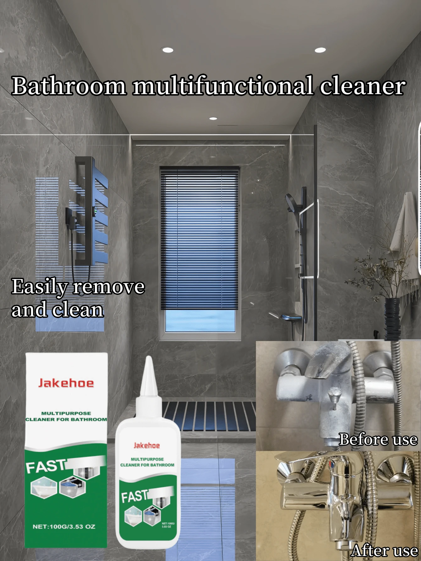 Limpiador multiusos para baño - Limpia suavemente manchas, aceite y ...