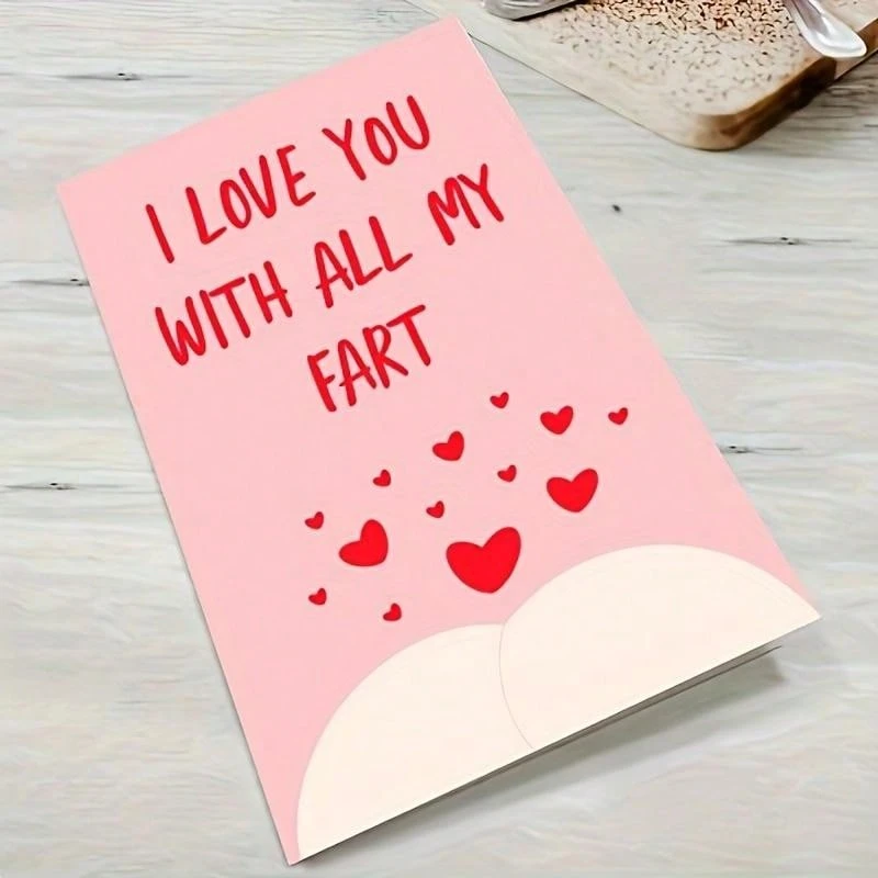Fart Valentines Card | Fart Card | I Love You With All My Fart Card ...