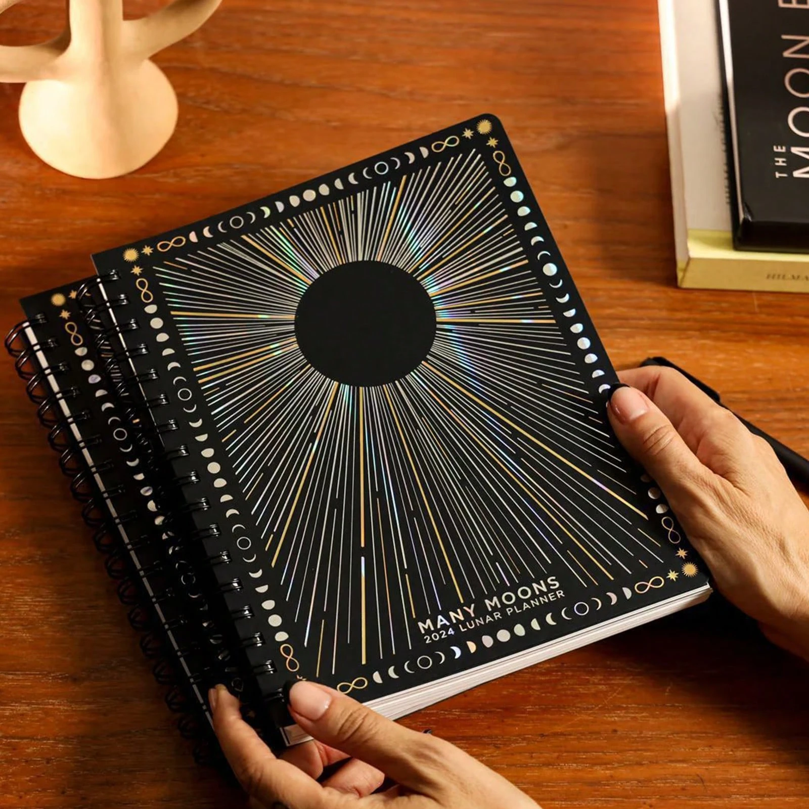 2025 Racing & Lunar Themed Planners, Spiral Bound Notebooks With Track ...