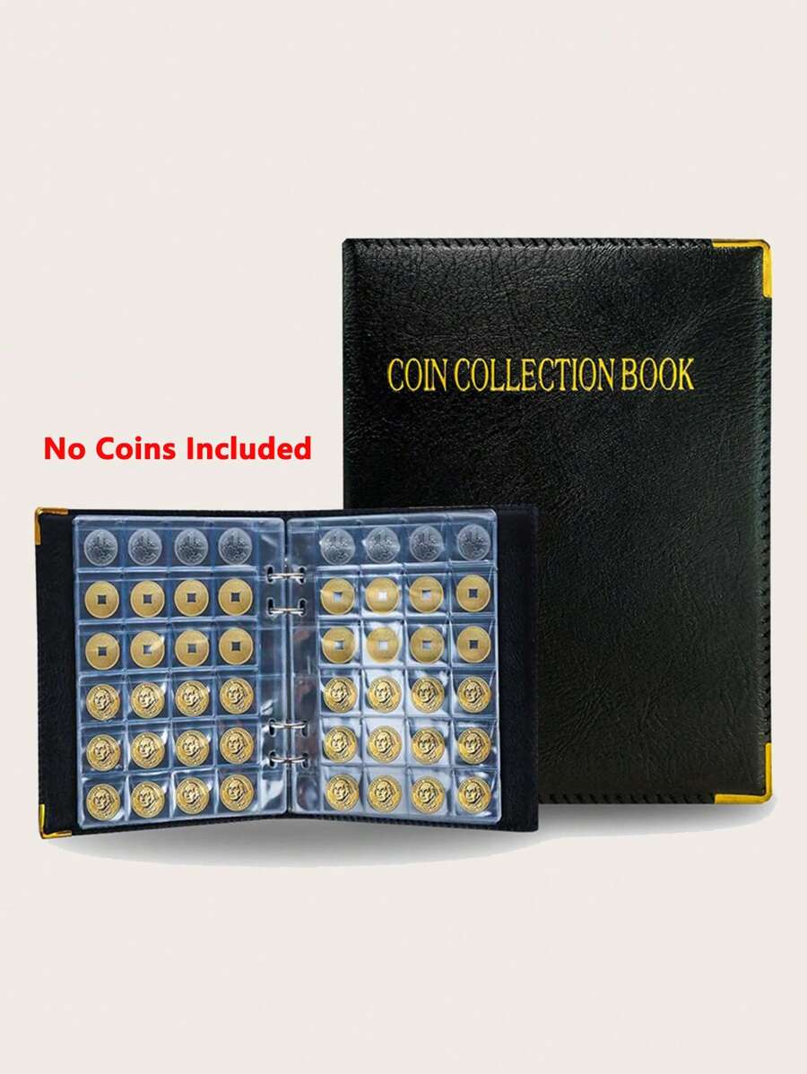 1pc PVC Coin Collection Album, Large Capacity Coin Collection Supplies ...