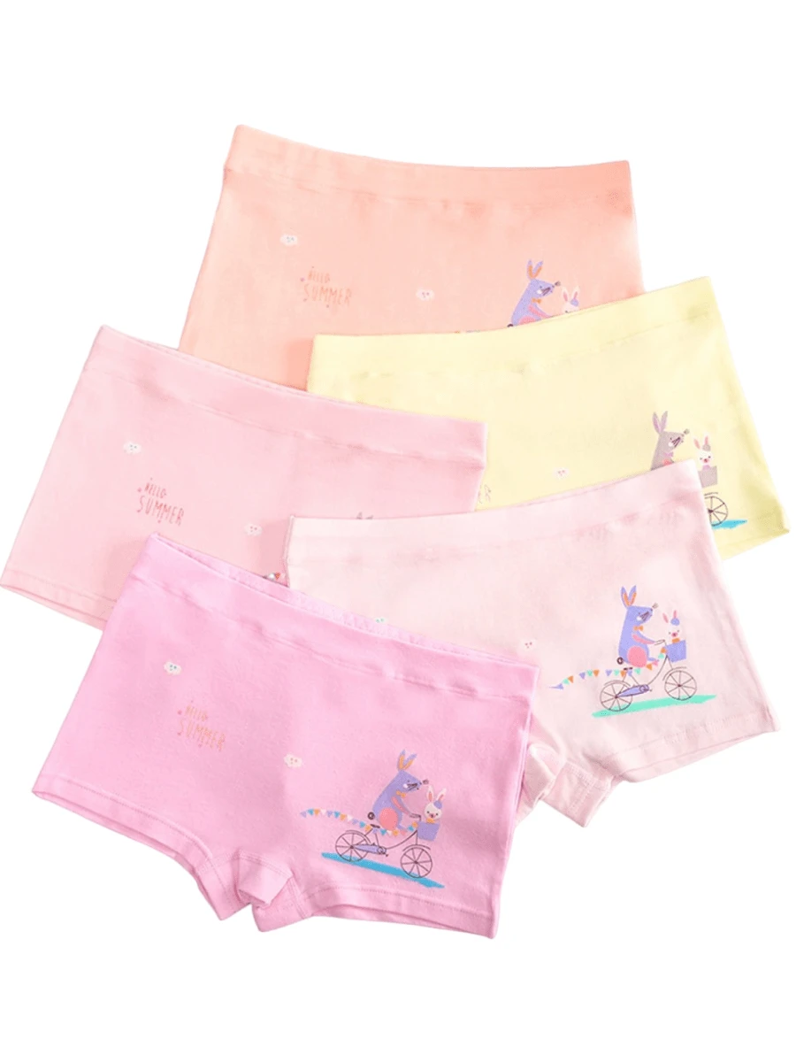 Kit 12 Calcinha Premium Tipo Boxer de Menina Infantil Cotton/Algodão ...