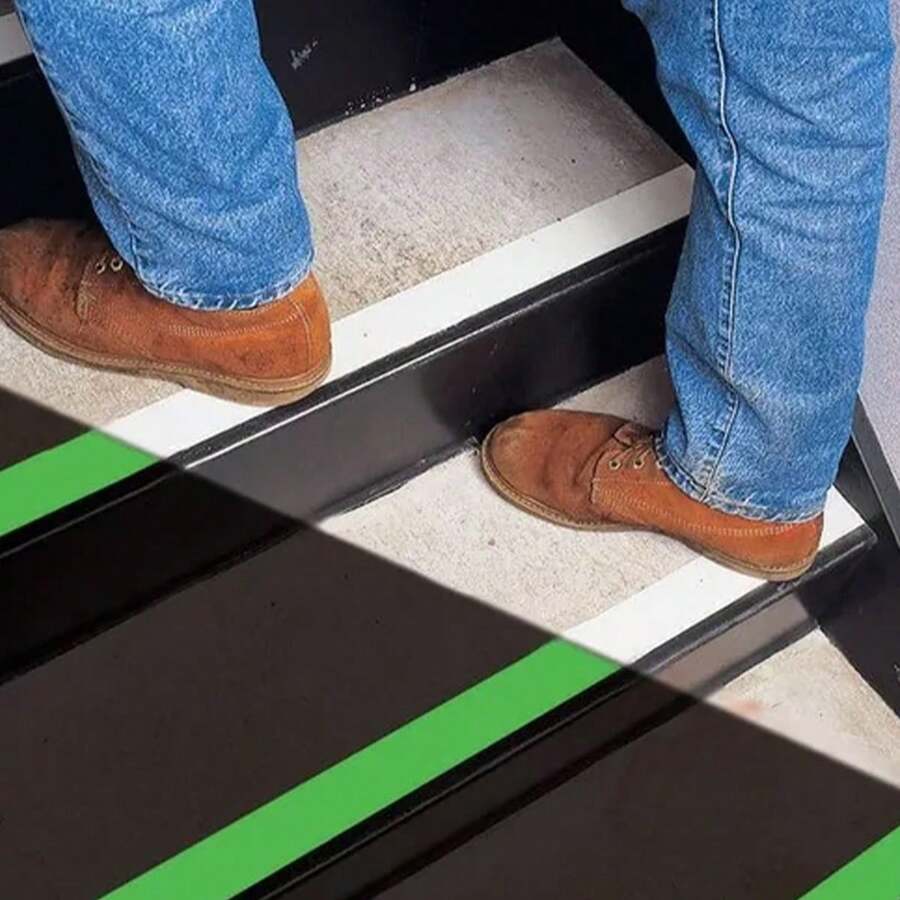Fluorescent Anti-Slip Tape 5 Meters Neon Floor Stair Step Ramp Prevents ...