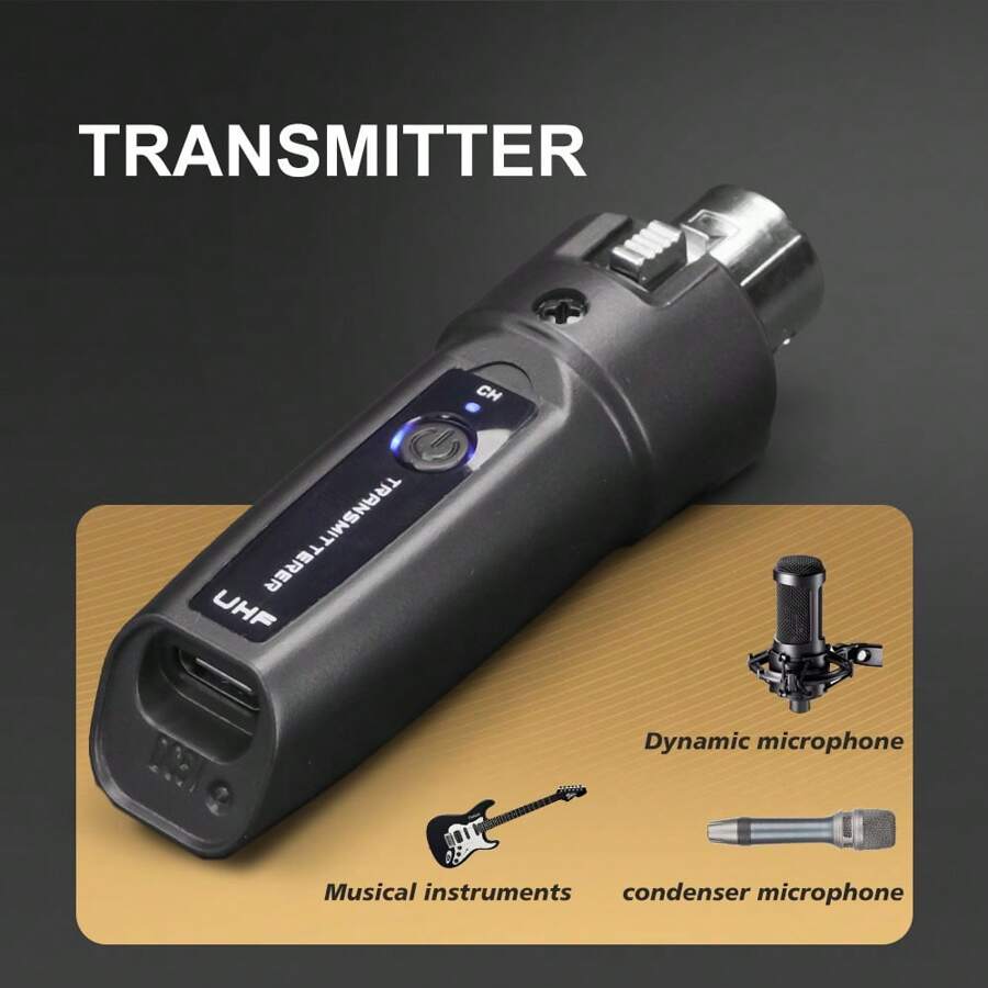 Wireless XLR Transmitter & Receiver: Connect Your Microphones ...