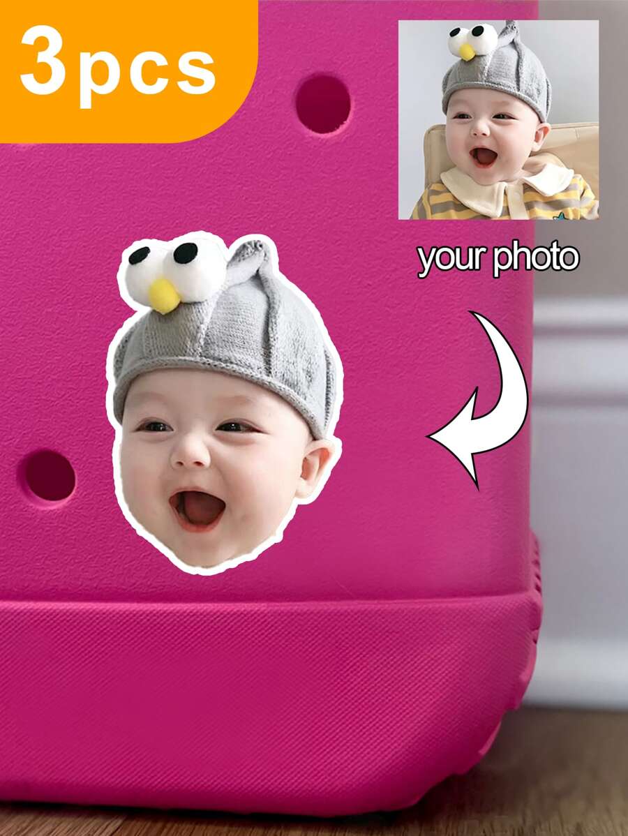 Custom Bag Charms Personalized Acrylic Bag Charms With Photo Logo DIY ...